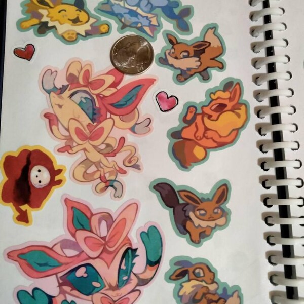 Primarina Brionne and Popplio Stickers - Etsy