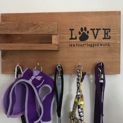 Dog Leash Holder, Dog Leash Hanger, Custom Dog Leash Hanger, Custom Dog ...