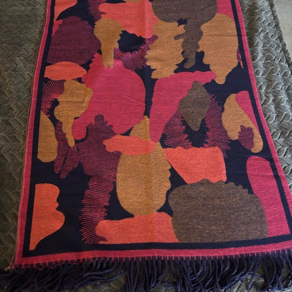 Beige Cotton Scarf With Micro Leopard and Zebra Pattern – A Fashionable ...