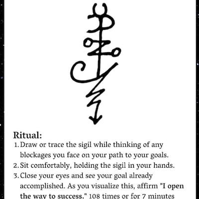 Pass Your Exam Sigil Sigil Magick Grimoire Page - Etsy Canada