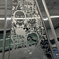 Blue Foral Leaves Pattern Modern Design Refrigerator Fridge Freezer ...