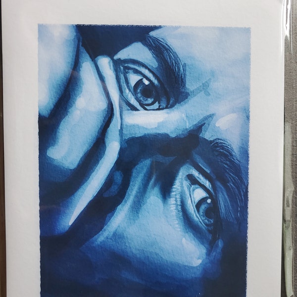 Bo Burnham Fan Art, "inside" Still, Watercolor Painting, Archival Fine ...