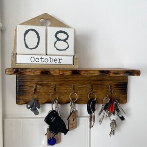 Wooden Key Box, Wall Key Cabinet, Key Holder Box, Key Storage, Key ...