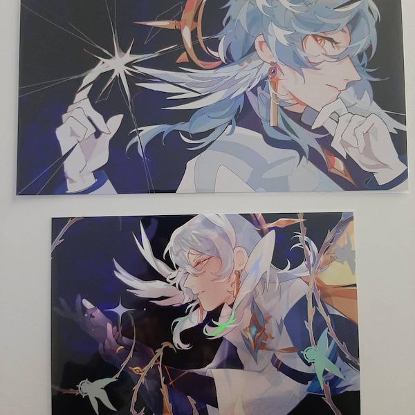 Honkai Star Rail [HSR] Holographic Star Foil Stickers - Etsy