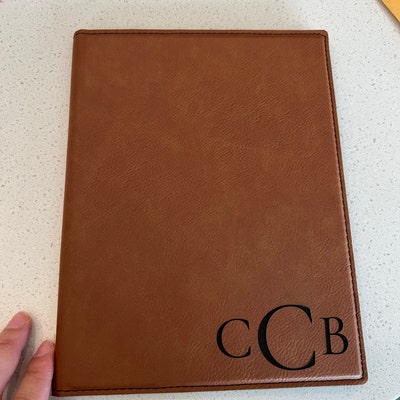 Personalized Leather Padfolio, Custom Leather Portfolio, Personalized ...