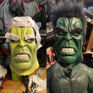 The Grinch Latex Mask Jim Carrey Movie Christmas Green Mask - Etsy