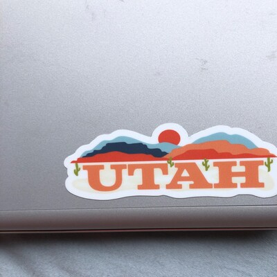 Utah Travel Sticker UT State Souvenir Vinyl Die Cut Decal - Etsy