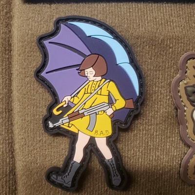 Assault Girl PVC Patch With Hook and Loop Backing Tactical Morale Patch ...