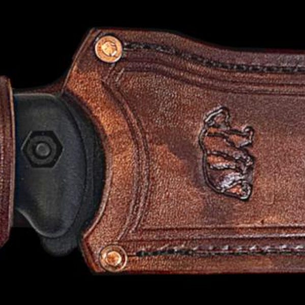 Hand Made Ka-bar Big Brother Sheath, Wrap-around Handle Closure - Etsy