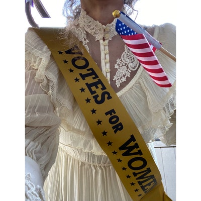 SUFFRAGIST Sash, Rosette, and Artisan Soap in Gift Box susan B. Anthony ...