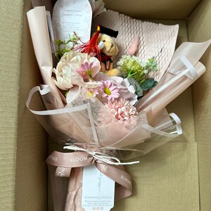 Graduation Flower Bouquet Graduation Flower Gift Unique Gift - Etsy