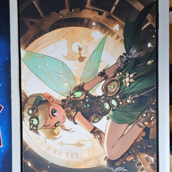 Lorcana Playmat With Zones, Tinkerbell Themed Card Playmat, Unofficial ...