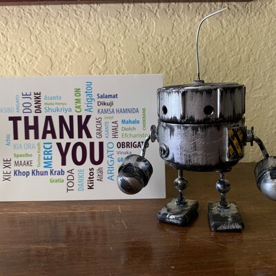 Robot. 330 Geen Eye Bot - Etsy