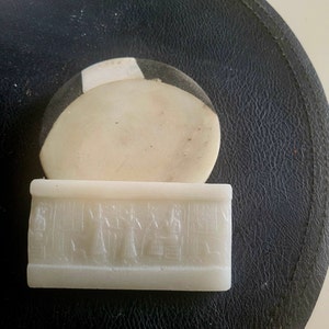 Sumerian Seal Va 243 Impression and Cylinder Seal : Showing the 13 ...