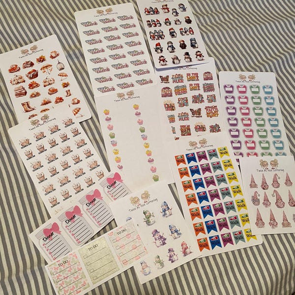 Teacher Stickers, School Stickers, Half Sheet Stickers, Stickers for ...