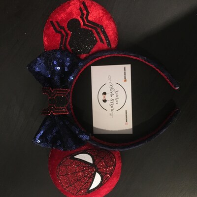 Spider-man Inspired Ears - Etsy