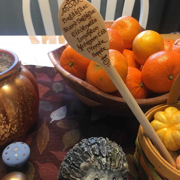 Wooden Spoon - Hobbit Meals - Breakfast Elevensies Luncheon Dinner ...