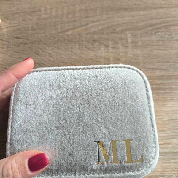 Custom Velvet Jewelry Box, Watch Box for Women, Wedding Gift, Birthday ...