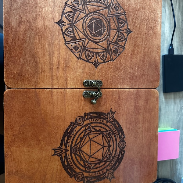 Personalized Engraved Wood Dungeon Master Screen, Custom D&D DM Screen ...