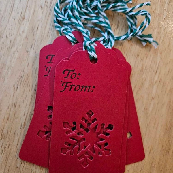Unique Brown Kraft 2.2 Square Gift Tags Handmade With Glitter and Foil ...