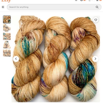 Hand Dyed Yarn caramel Mochaccino Brown Caramel Gold Pink Red Tan ...