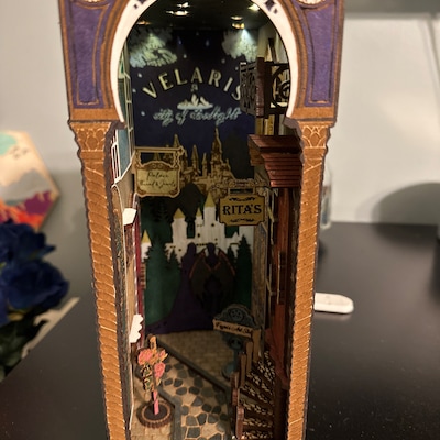 Acotar Inspired Book Nook Fantasy Books Bat Boys Reading Gifts Fantasy ...