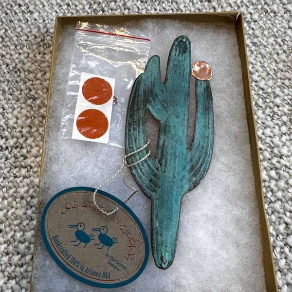 HEART With WINGS Copper Verdigris Christmas Ornament - Handcrafted in ...