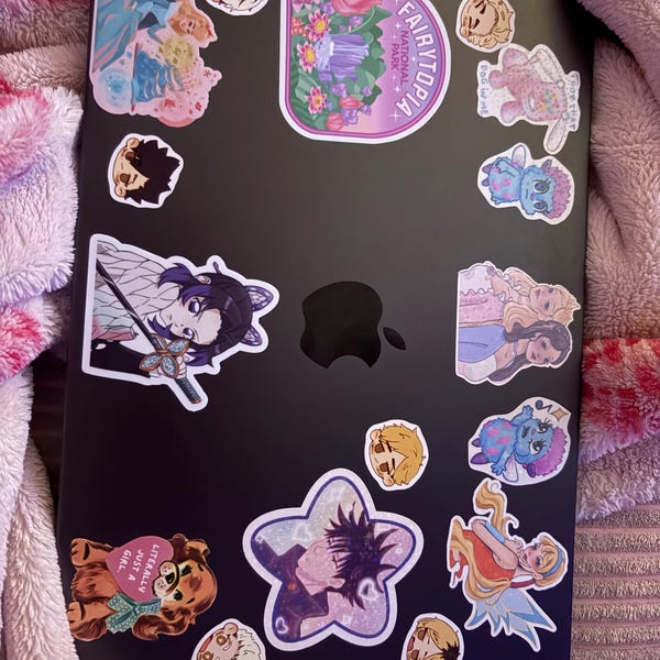 Winx Club Sparkly Stickers: Y2K Fairy Vinyl Decals - Etsy