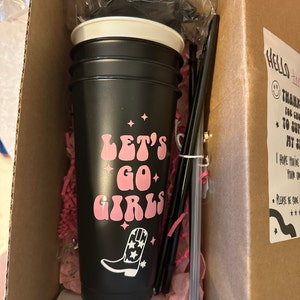 Let's Go Girls Cowgirl Bachelorette Party Cup, I Feel Like A Bride Cup ...