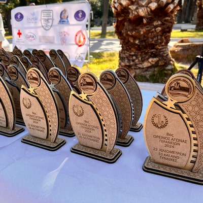 5 Different Designs Award Trophy Laser Cut Pack Award Trophy SVG Files ...