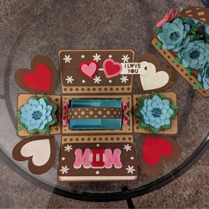 SANTA BOX Card SVG Instant Download Svg Project for - Etsy Denmark