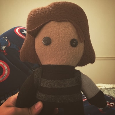 Marvel Bucky Barnes Winter Soldier Fleece Plush Doll - Etsy