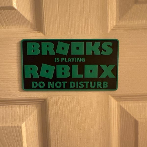 Personalized Dandy's World Door Sign | Do Not Disturb - Custom 3D ...