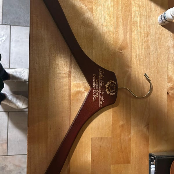 1st White Coat Hanger, Personalized Nurse Practitioner Hanger, Nurse ...