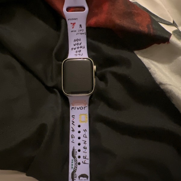 Apple Watch Friends Inspired Custom Silicone Band ! - Etsy