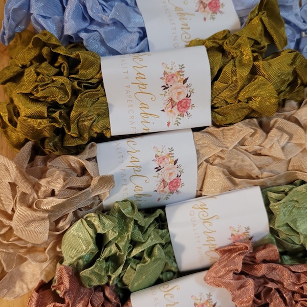 Crinkled Seam Binding Bundle Set / Crinkly / Curly Ribbon / 20 Yards ...