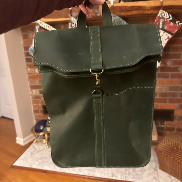 Handmade Leather Backpack Women,leather Backpack Woman,laptop Backpack ...