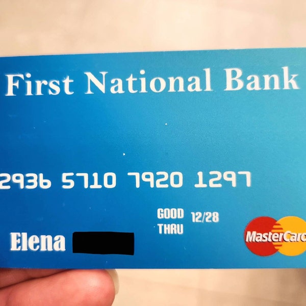 Santa’s Credit Card on PVC Realistic - Etsy