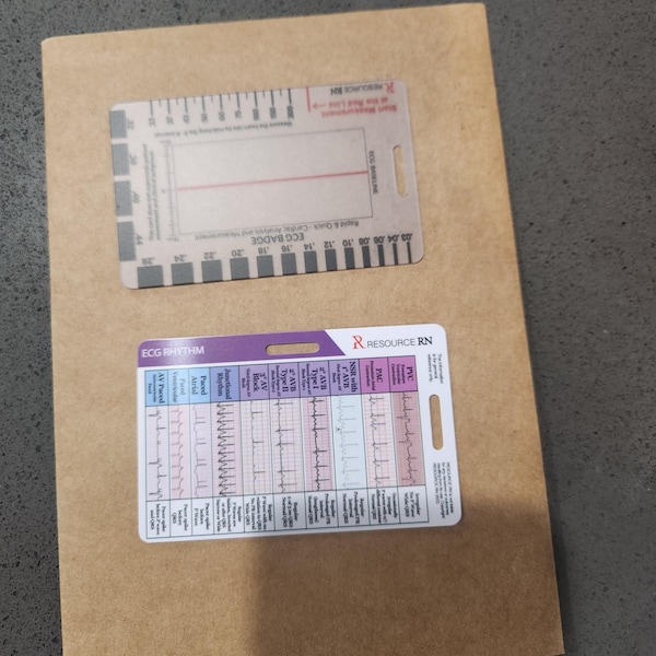 Lab Value and Order of Blood Draw Badge Card for RN, EMT, Phlebotomist, Horizontal and Vertical ...