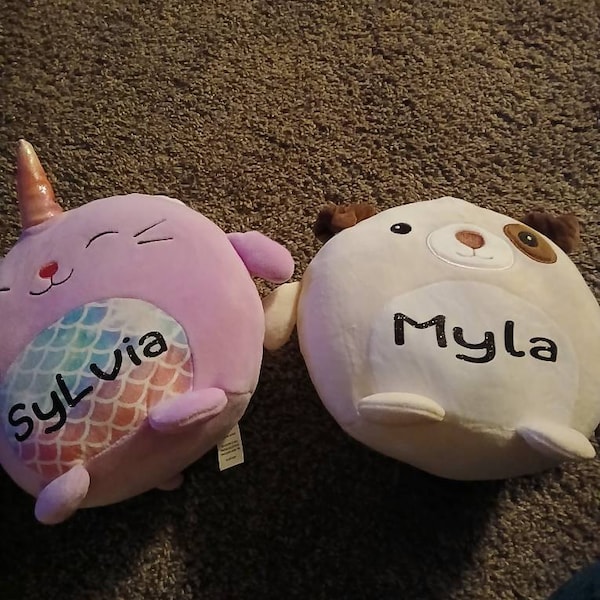 Personalised Squish Plush Toy / Plush Bunny / Squishy / Stuffed Animal ...