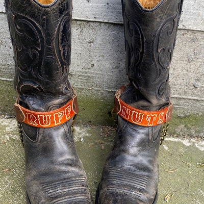 CUSTOMIZABLE Custom Leather Boot Harness Set - Etsy