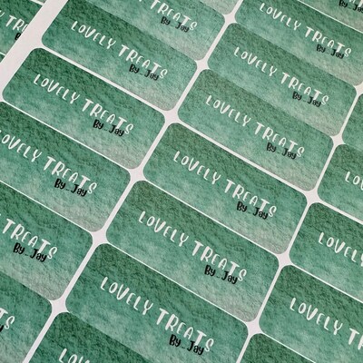 Rectangular Stickers, A4 Sheets, Matte Finish, Logo Stickers ...