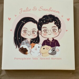 Custom Cute Chibi Portrait Commission Personalized Anime Cartoon Art ...