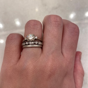 2.5ct Radiant Cut Engagement Ring Womens Radiant Cut - Etsy