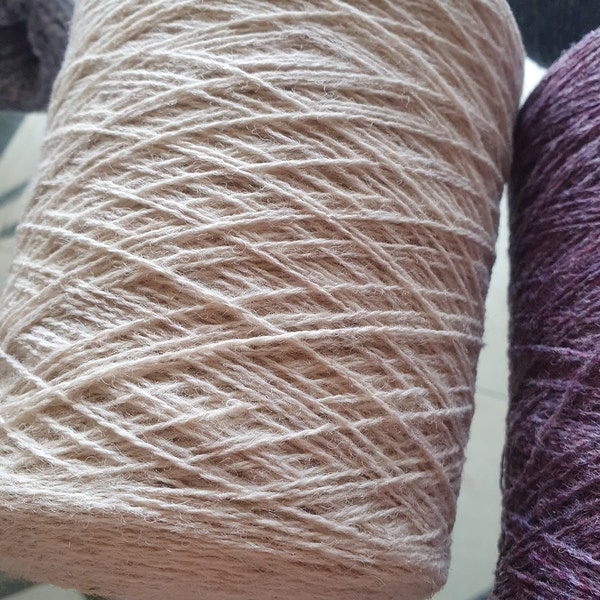 3 Ply Soft Shetland Yarn 100% Wool 100g or 400g Cone 2/11.3's NM Shade ...