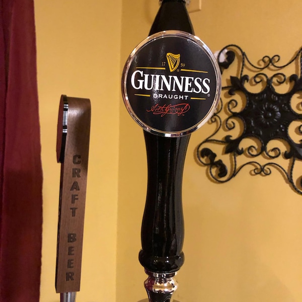 Beer Tap Handle Tapper Kegerator Guinness Guiness Guinnes Stout Beer ...
