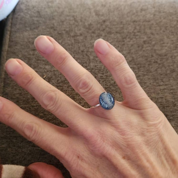 Hair Keepsake Ring | Pet Hair Ring | Lock of Hair Keepsake | Hair ...