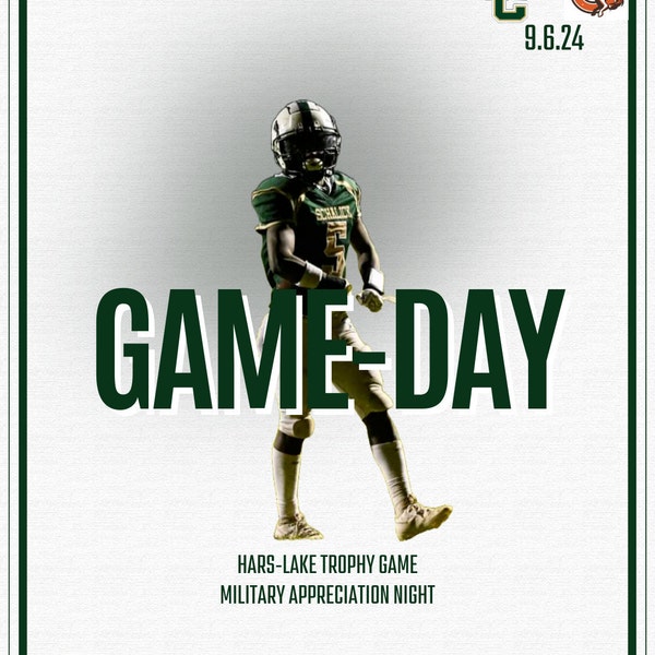 Game Day Social Media Photoshop Template Sports Graphic Customizable ...