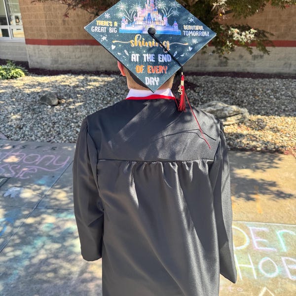 Social Worker Graduation Cap Topper, Advocate Support Empower Printed ...