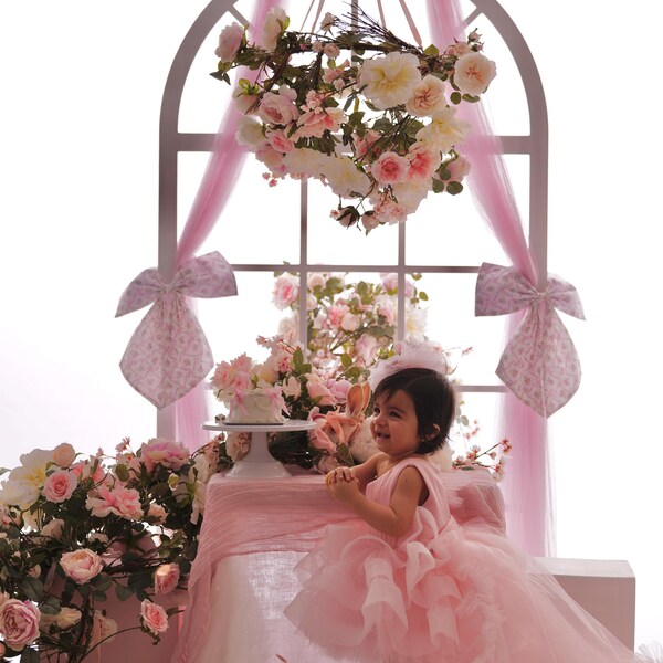Pink Frilly Tutu Dress for Girls,party Outfit & Photo Shoot Costume ...